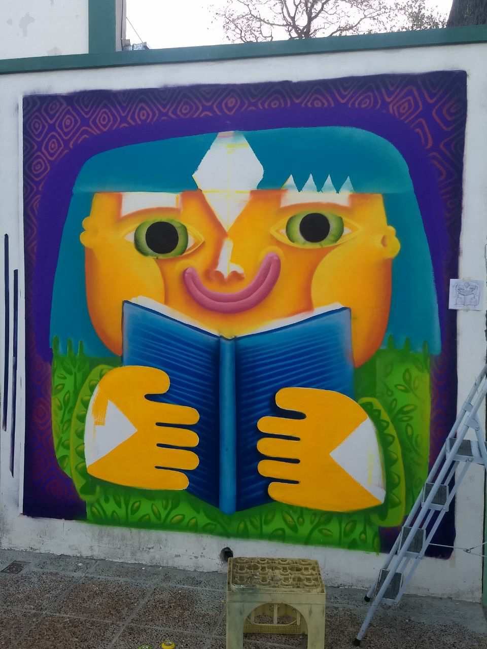 El mural del Gurí a favor de los libros y la lectura – El Día de ...