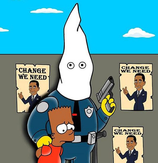 Mirá las fotos de Los Simpsons negros contra el racismo – El Día de ...