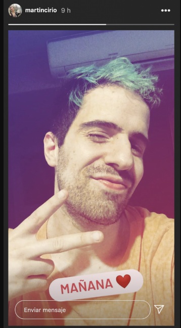 Martín Cirio regresó a las redes sociales, a un mes de sus escandalosos ...