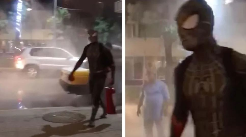 Spider-Man extinguió un incendio, evitó una posible explosión y se hizo ...