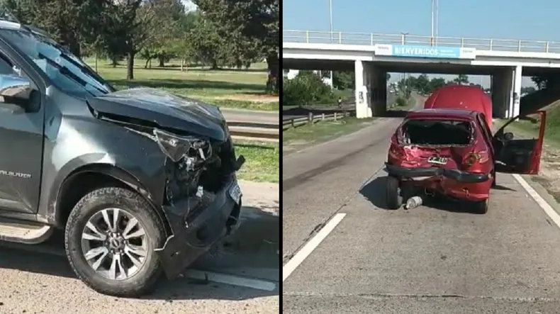 Hospitalizaron a una docente tras un violento choque entre dos autos ...