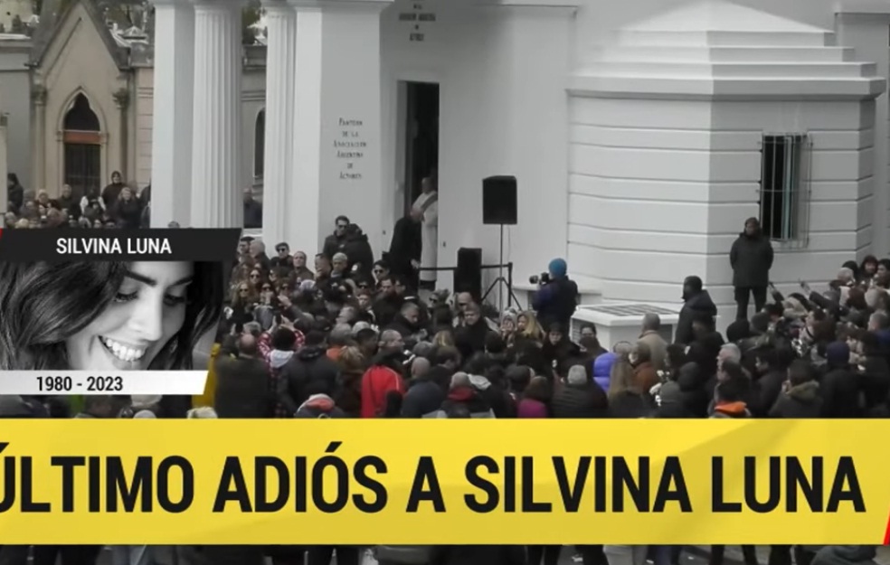 Silvina Luna ya descansa en el Panteón de Actores: así la despidieron ...