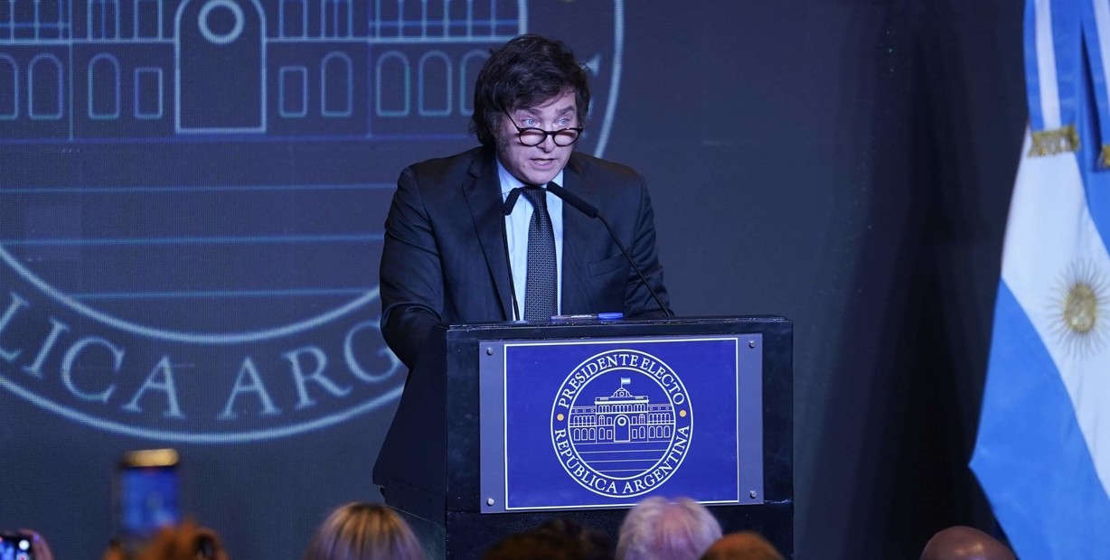 Las primeras palabras de Milei como presidente electo: “Hoy comienza la ...