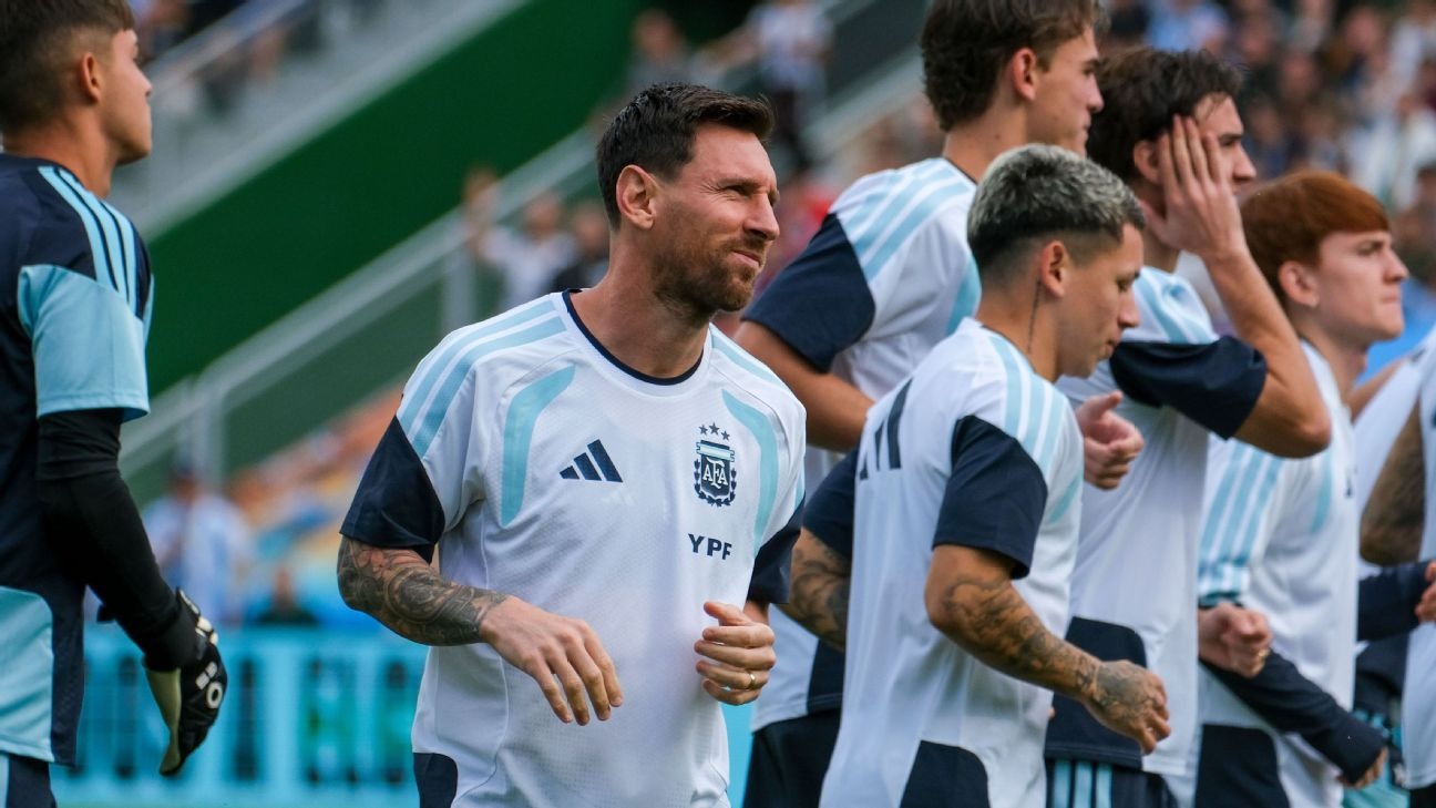 Las dos incógnitas en el 11 titular de la Selección Argentina para ...